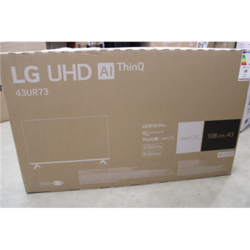 LG , 43UR73003LA , 43 (109 cm) , Smart TV , webOS 23 , UHD