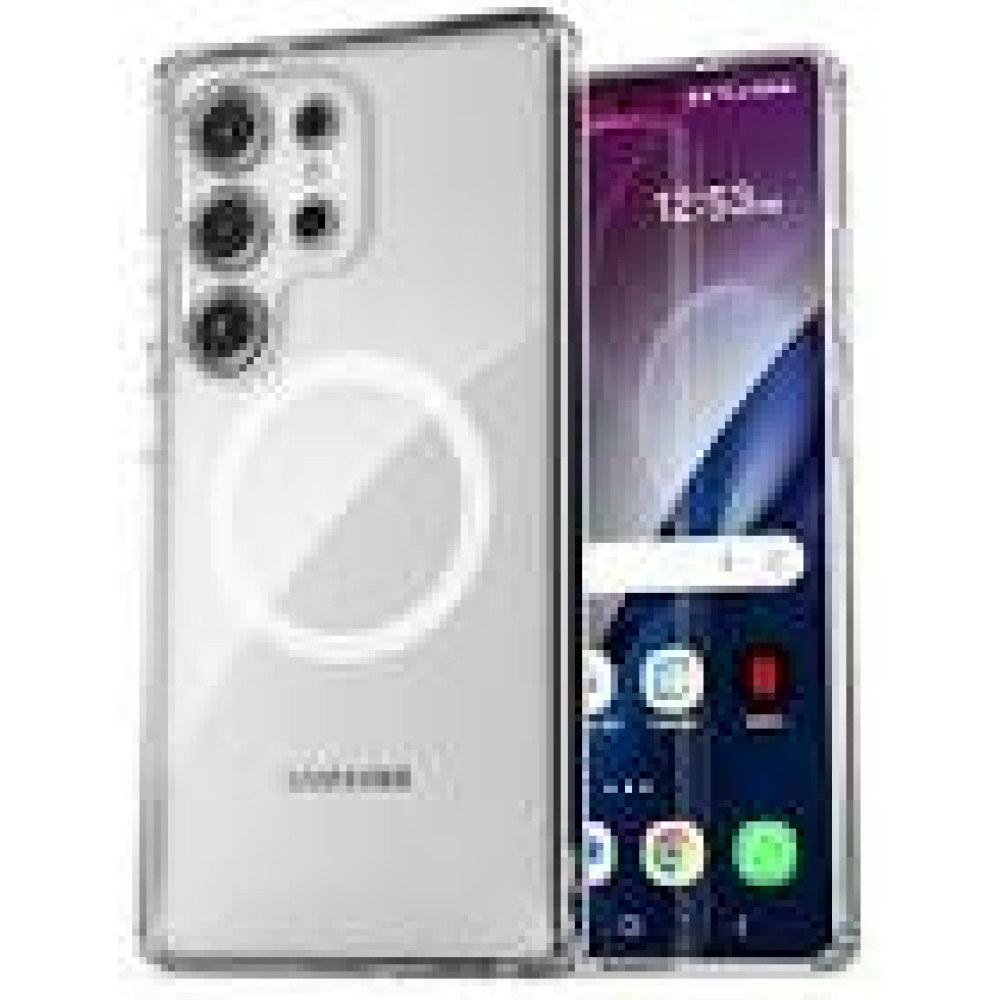 SAMSUNG Clear Magnet Case Qi2 Galaxy S25 Ultra Transparent